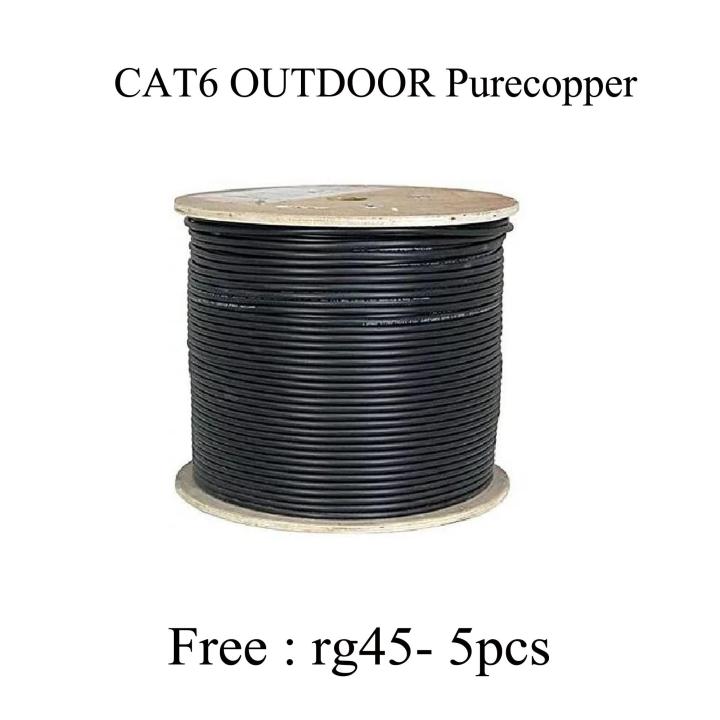 UTP CAT6 OUTDOOR PURE COPPER | Lazada PH
