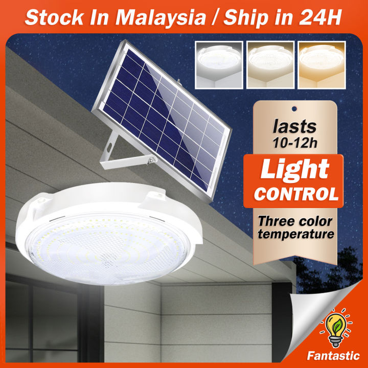 LED Solar Ceiling Light Indoor Super bright LED Solar Lamp Outdoor ...