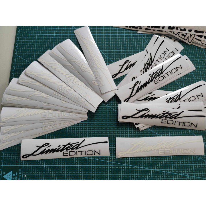 LIMITED EDITION Vinyl Car Sticker / Motor Sticker | Lazada PH