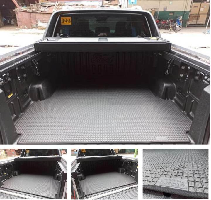 Ford Ranger all Variant / Raptor 2023 - 2024 Top Mat Bed Rubber Matting ...