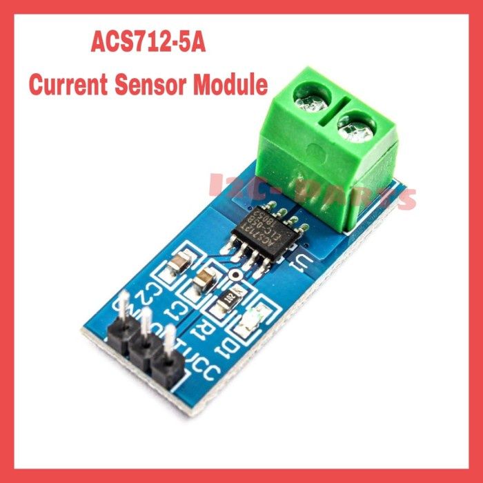 ACS712 5A Range Hall Effect Current Sensor Arus ACS 712 Module | Lazada ...