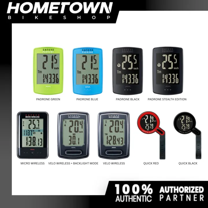 Cateye Padrone | Quick | Micro Wireless | Velo Wireless + | Velo ...
