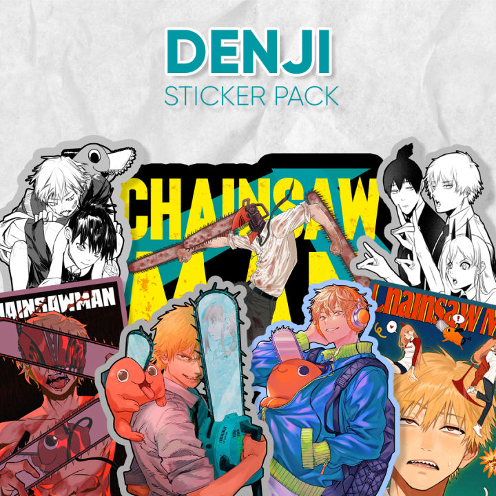 Stiker Pack Denji Anime Chainsaw Man Sticker Waterproof | Lazada Indonesia