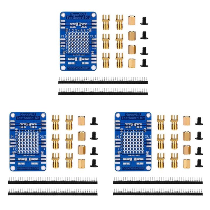 (SJAV) 3X Vector Network Analyzer Test Board Kit for Network Analysis ...