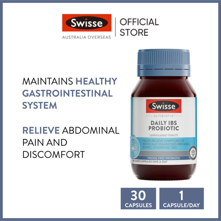 Swisse Ultibiotic Daily IBS Probiotic 30 Capsules (EXP:03 2026) | Lazada PH