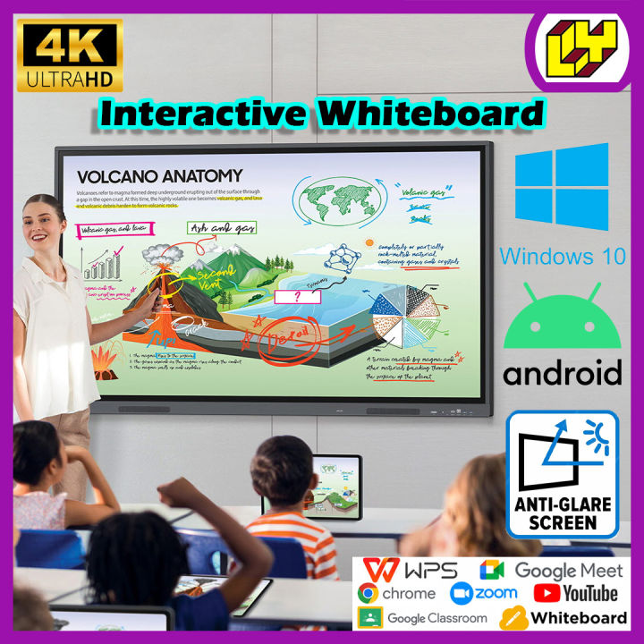 LY VISION 65 Inch Digital Smartboard 55" Interactive Whiteboard 65 ...