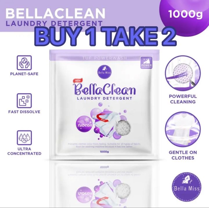 ALLinALL.mart BUY1 TAKE 2 BELLA CLEAN LAUNDRY DETERGENT WITH FABCON 1KG ...