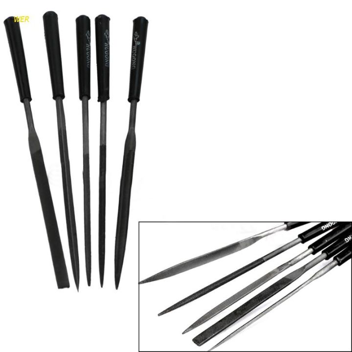 NEXA 5Pcs Mini Diamond Needle File Set Sharpening 3*140*5Mm Model ...