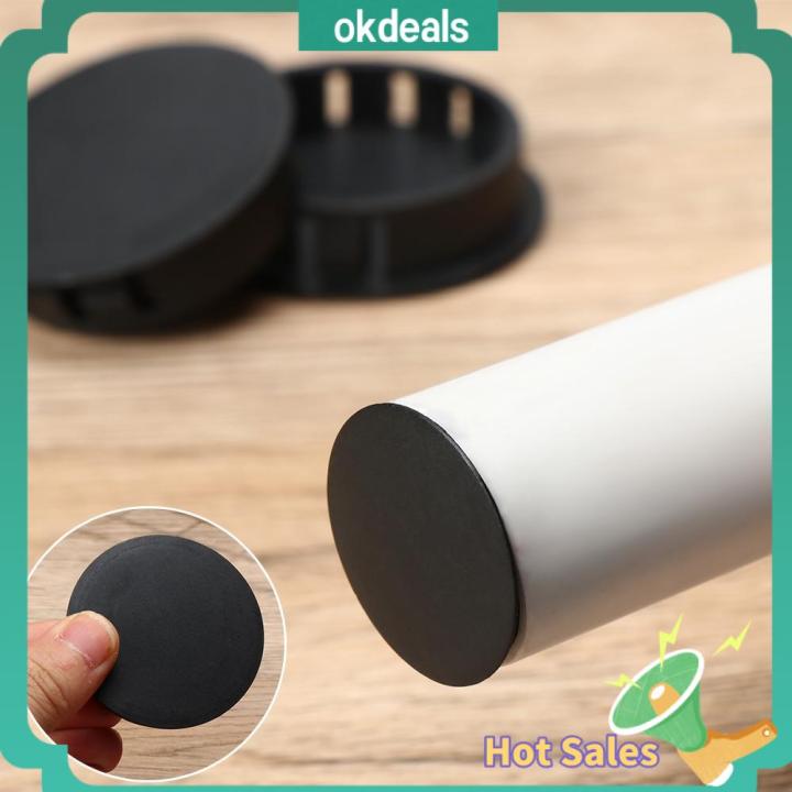 8pcs/pack Black Round Plastic Hole Plug Ceramic Tile Hole Bulkhead ...