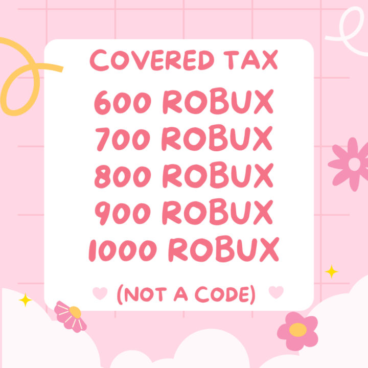 Roblox Robux large Package with instruction stickers | Lazada PH