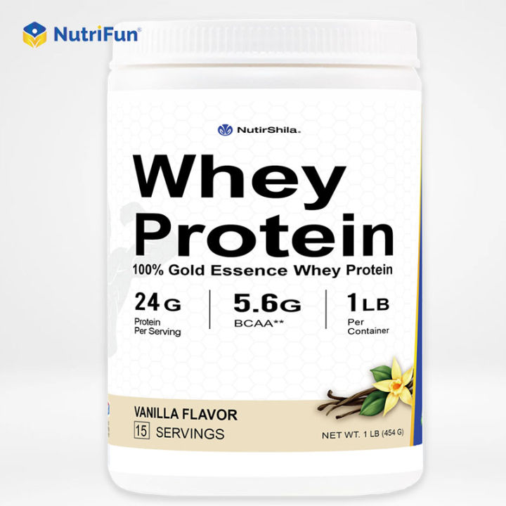 Whey Protein 1LB 100% Whey Protein Powder vanilla flavor Muscle ...