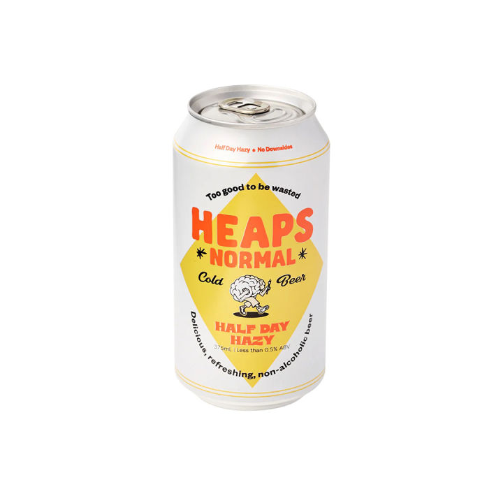 Heaps Normal Half Day Hazy Pale Ale Non-alcoholic Beer (4 cans x 375ml ...