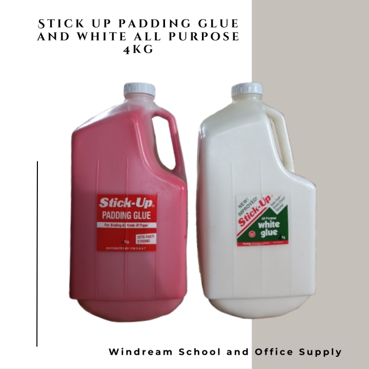 Stick Up Padding Glue White and Red 4kg Gallon size | Lazada PH