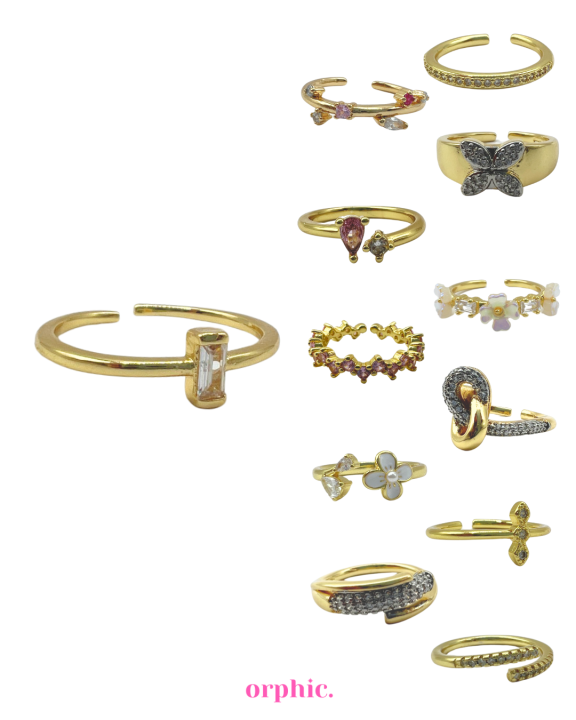 Dainty Adjustable Stackable Rings | One-Size Rings for Women | Lazada PH