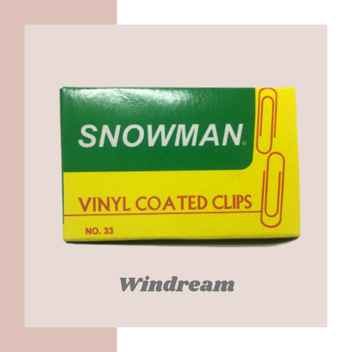 Snowman Paper Clip vinyl coated | Lazada PH
