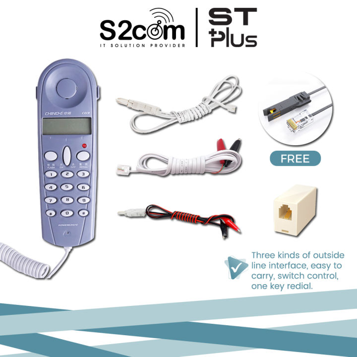 Krone 110 Type Test Head Module To Alligator Clips / RJ11 Voice Telecom ...