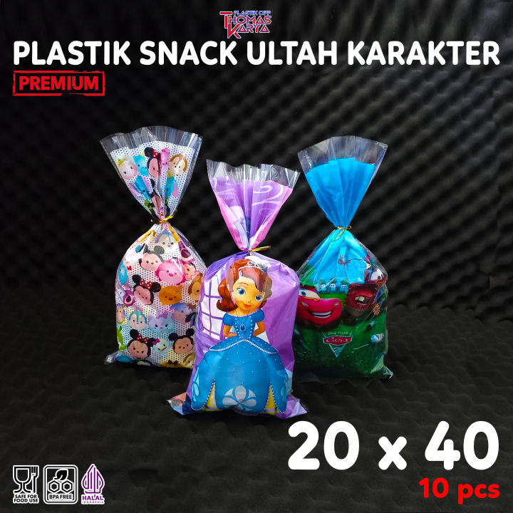 Plastik Bingkisan Ultah OPP Tanggung 20x40 Karakter Anak Frozen ...