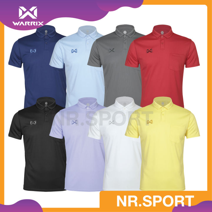 WARRIX เสื้อโปโลแบบมีกระเป๋าหน้าอก ใส่เล่นกีฬา หรือใส่ไปทำงานก็ดูดี 221PLACL30 เสื้อโปโลชาย ...