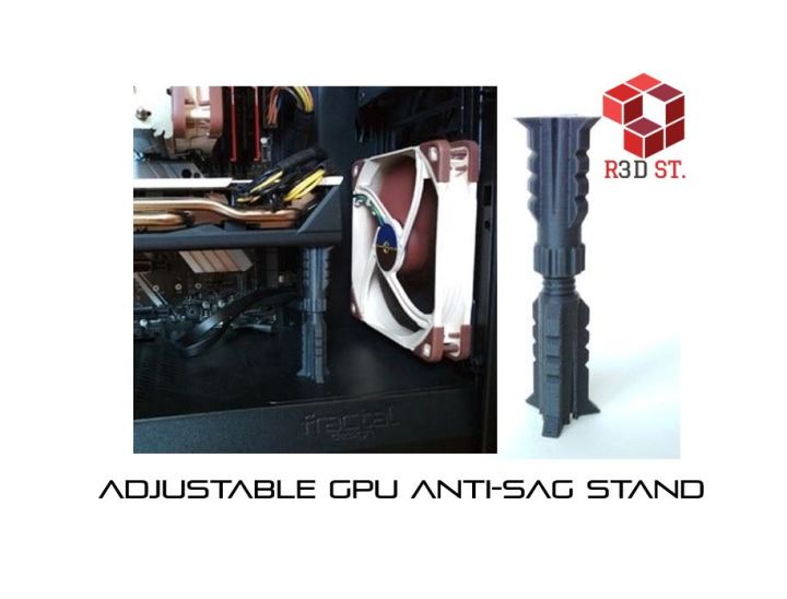 ADJUSTABLE GPU ANTI - SAG STAND/PILLAR | Lazada PH