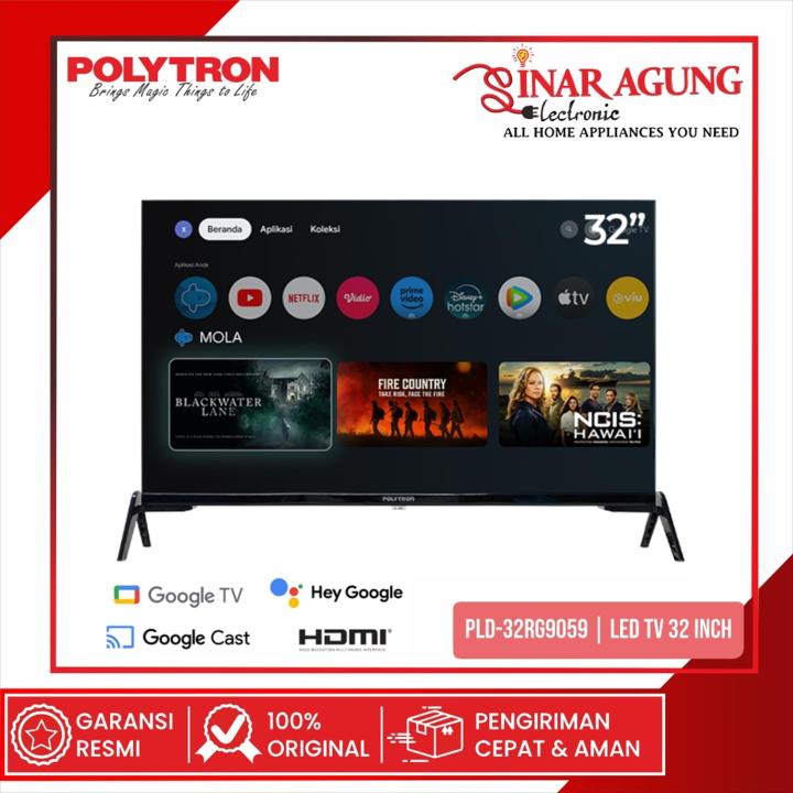 POLYTRON PLD-32RG9059 / 32RG90 LED SMART TV CINEMAX 32 INCH | Lazada Indonesia