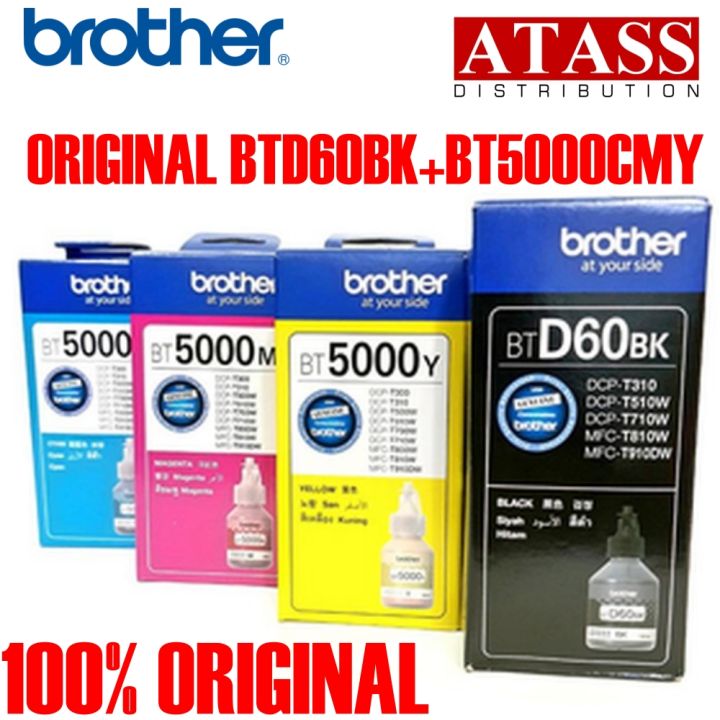 Original Brother Btd60bk Bt5000 Original Bkcmy Refill Ink T310