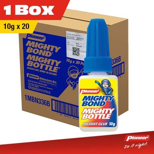 Pioneer Mighty Bond Instant Glue 10g Bottle x20 | Lazada PH