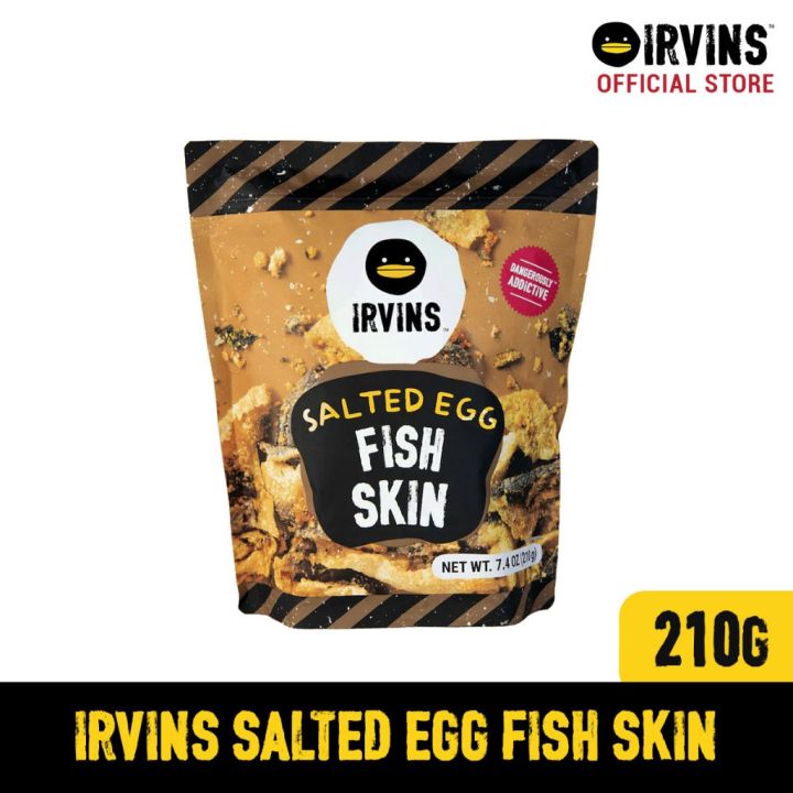 IRVINS Salted Egg Fish Skin 210g (Big) | Lazada PH