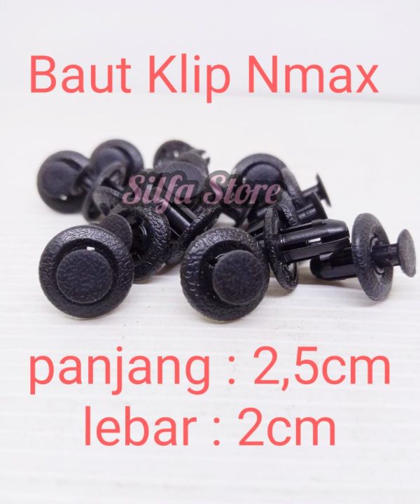 Baut body plastik clip klip kancing rivet nmax | Lazada Indonesia
