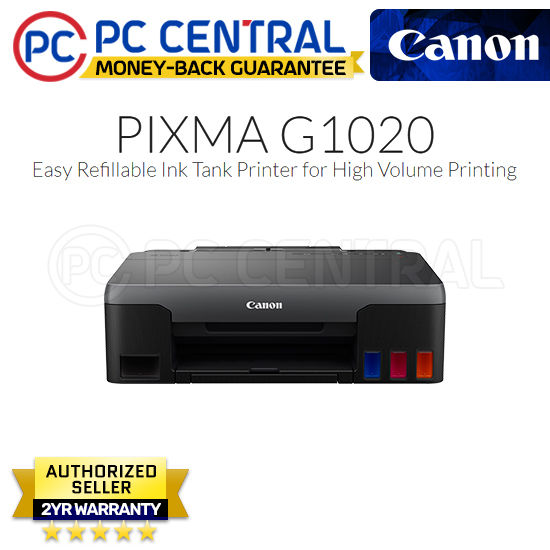 Canon Pixma G1020 Refillable Ink Tank Printer (PC CENTRAL) | Lazada PH