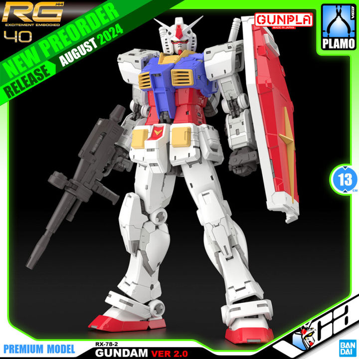 PREORDER AUG-2024 🟢VCA ⭐️ BANDAI GUNPLA REAL GRADE 1/144 RG RX-78-2 ...