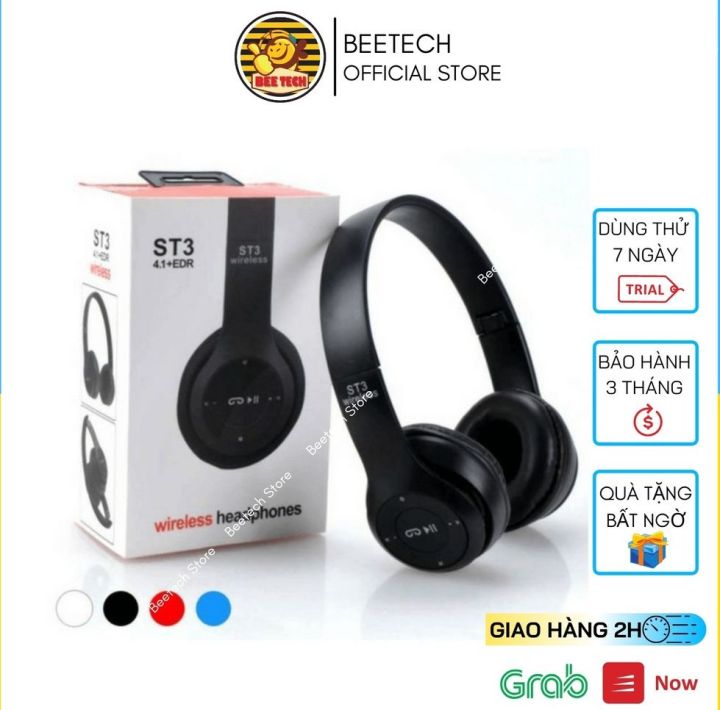 Tai Nghe Bluetooth Chụp Tai BEETECH , Tai Phone Không Dây Có Thể Gấp ...