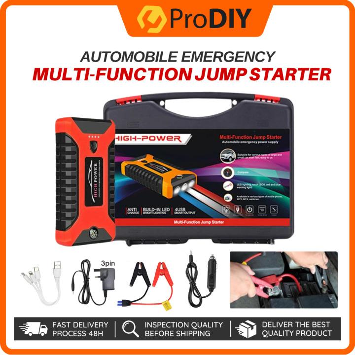 JX27 Multifuction Jump Starter Automobile Emergency Mobile Power Bank ...