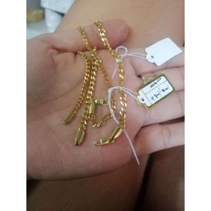 Saudi Gold 14k gf lifetime use Couple Single Bracelet thin Cadena | Lazada PH