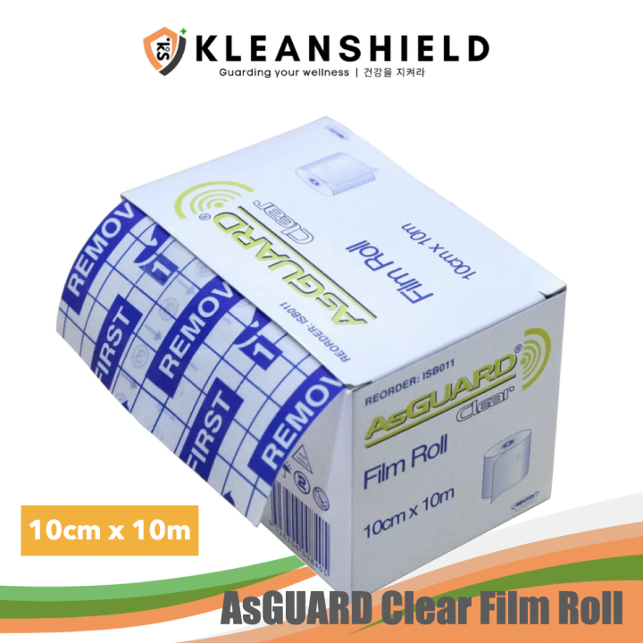 AsGUARD Clear Film Roll Dressing 10cmx10m, 1roll/box, Tegaderm Clear ...