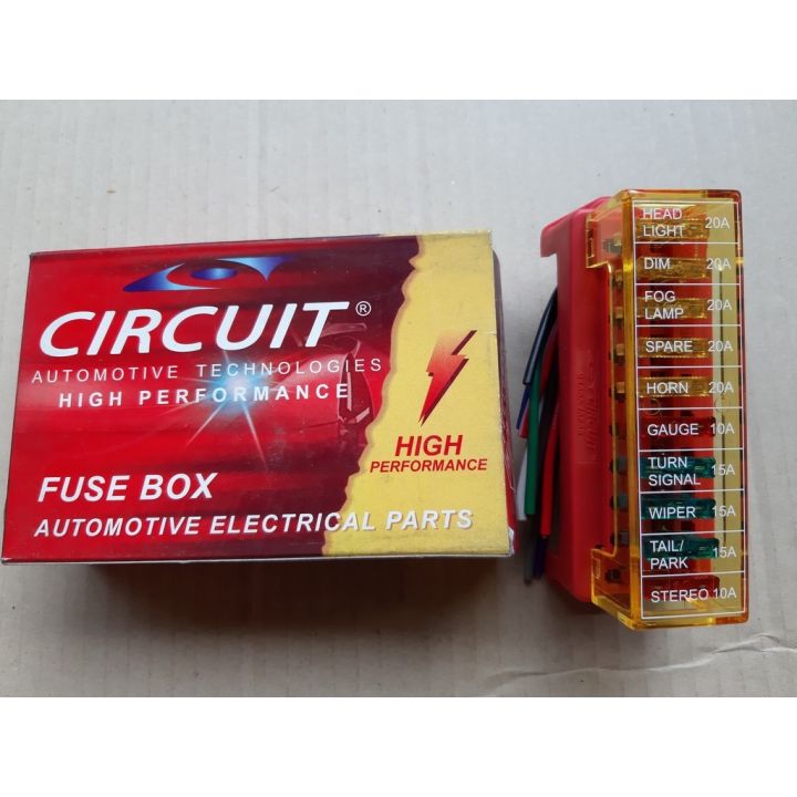 Original Circuit Japan Plug In Fuse Box PFB 6T 8T 10T 12T with FREE ...