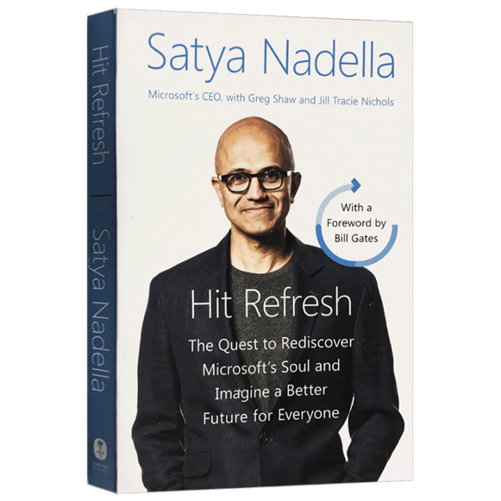 Hit Refresh CEO Satya Nadella Literary Books for Novel | Lazada