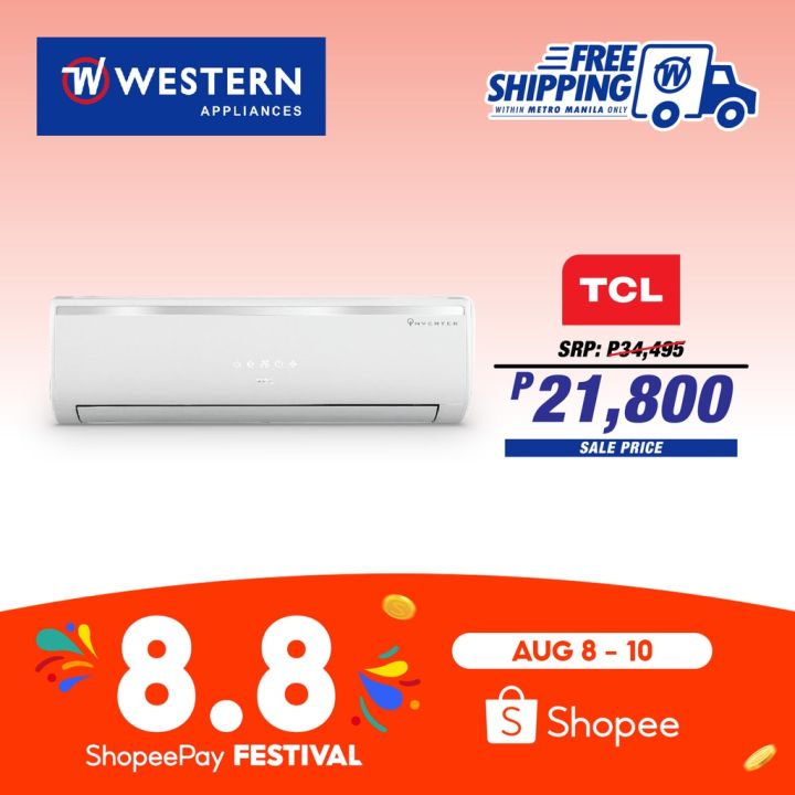 TCL TAC09CSAKEI 1.0hp Inverter Split Type Air Conditioner | Lazada PH