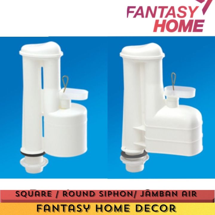 Techplas Toilet Plastic Cistern Siphon Square / Plastic Cistern Flush ...