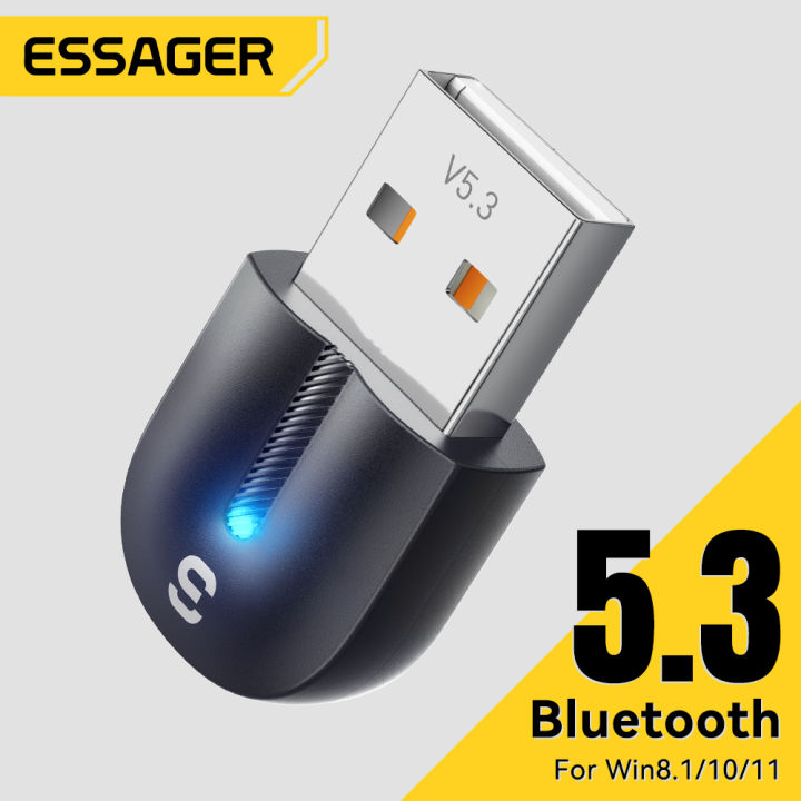 Essager อะแดปเตอร์บลูทูธ V5.3เสียงระยะยาวการเชื่อมต่อ20เมตรสำหรับ ...