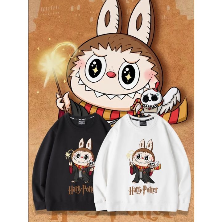 【New】labubu อุปกรณ์ต่อพ่วง Harry Potter เสื้อยืดคอกลมแขนยาวอะนิเมะ ...
