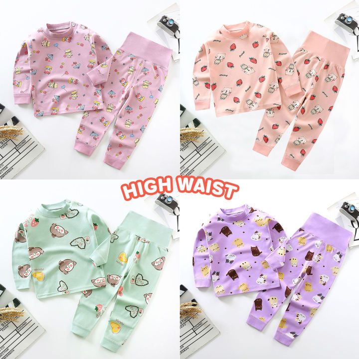 [STOCK in M'sia] 🔥(HIGH WAIST)🔥 0-5yrs Baby Boy Girl Kids Pajamas ...