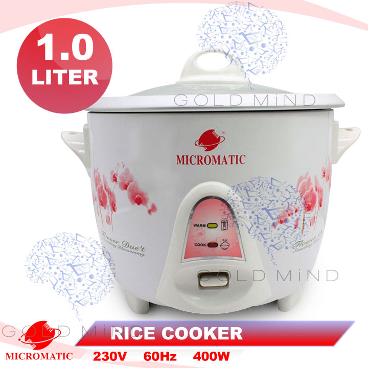 Micromatic Rice Cooker 1 Liter 400W (5 cups) - Gold Mind Everyday Low ...