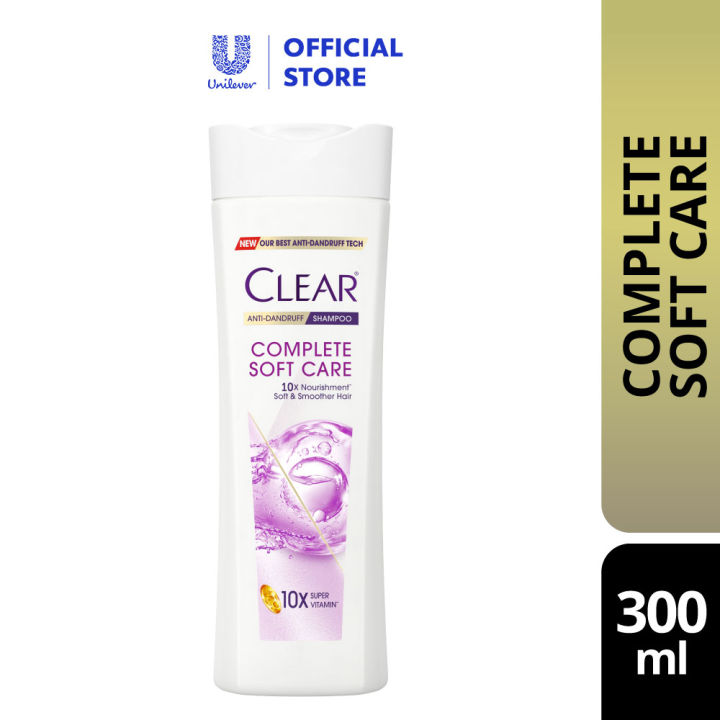 Clear Unisex Complete Soft Care Anti-Dandruff Shampoo 300ml | Lazada