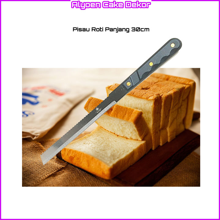 Pisau Roti Tawar Stainless Panjang Tajam | Lazada Indonesia