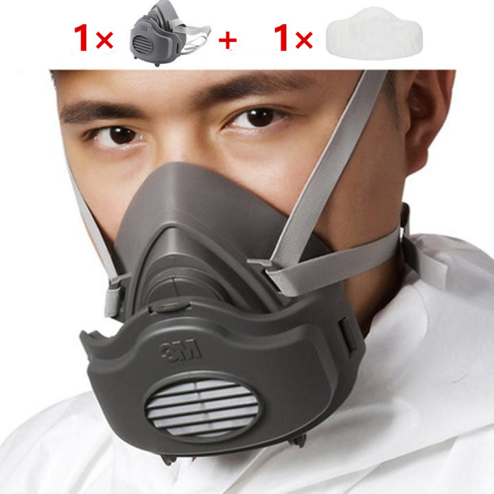 [Philippines Stock] 3 in 1 Gas Respirator Filter 3M 3200 Complete Dust ...