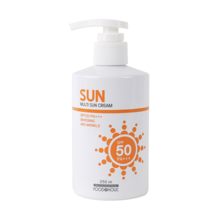 FOODAHOLIC Sunscreen Multi Sun Cream SPF 50+ PA +++ 250ML | Lazada PH