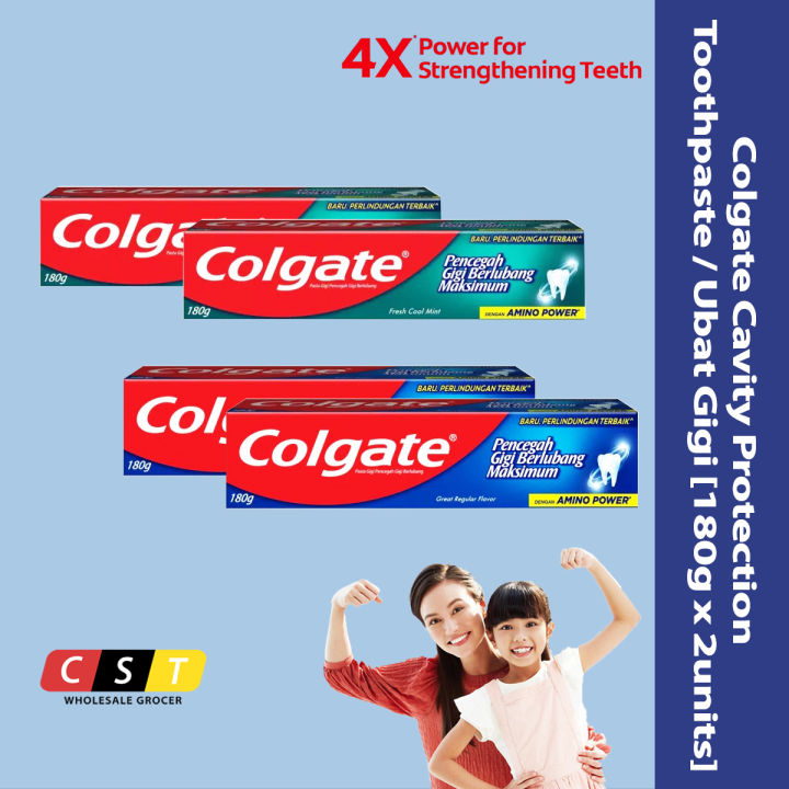 Colgate Cavity Protection Toothpaste / Ubat Gigi [180g x 2units] | Lazada