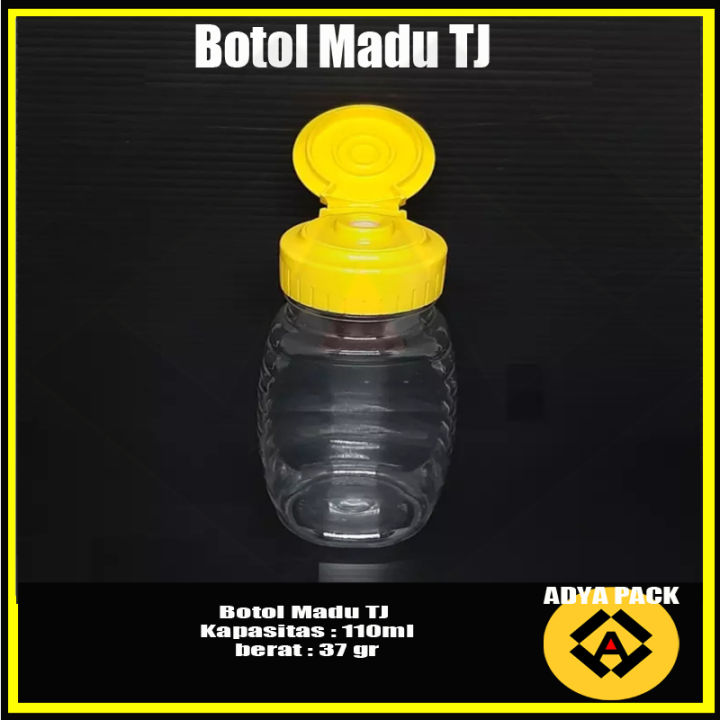 Botol Madu TJ 110ml isi 10pcs Toples Madu lengkap dengan seal dan katup ...
