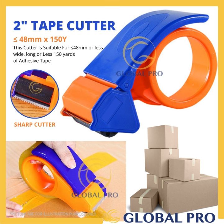 2" Hand Dispenser Ergonomic Handheld Tape Dispenser for Packing Tape ...