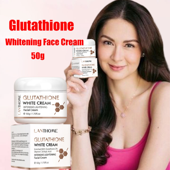 Glutathione Whitening Face Cream Lighten Dark Spots Collagen Power ... Glutathione Whitening Face Cream Lighten Dark Spots Collagen Power ...